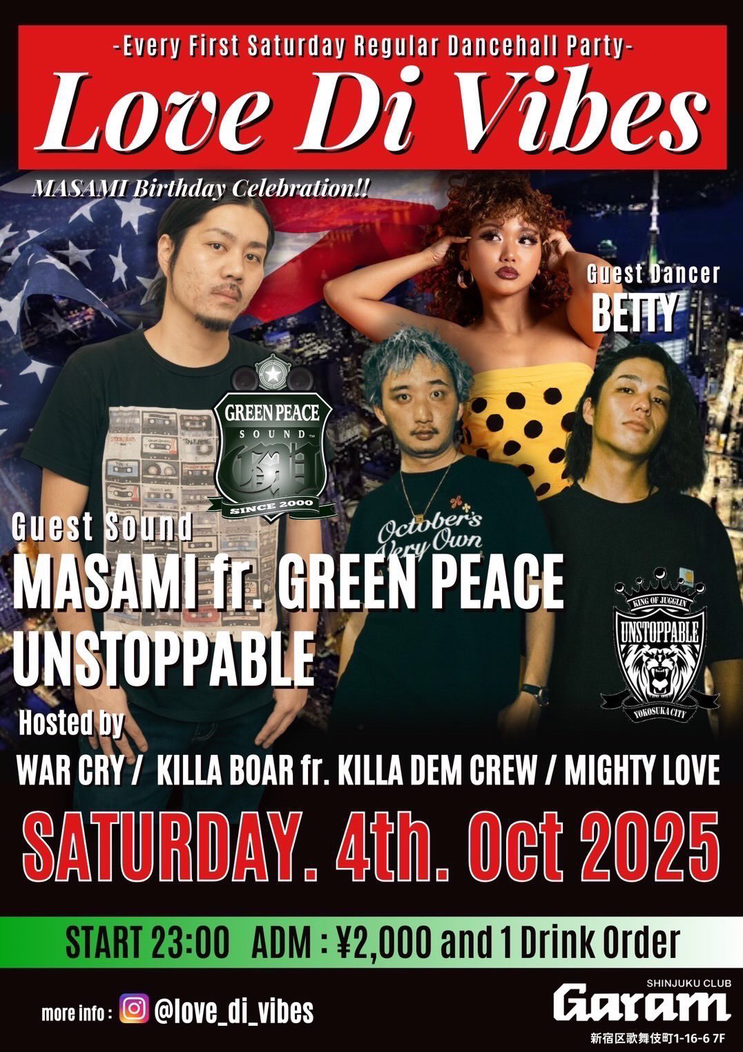 Caribbean event in Japan / Japan Reggae ,Soca,Afro